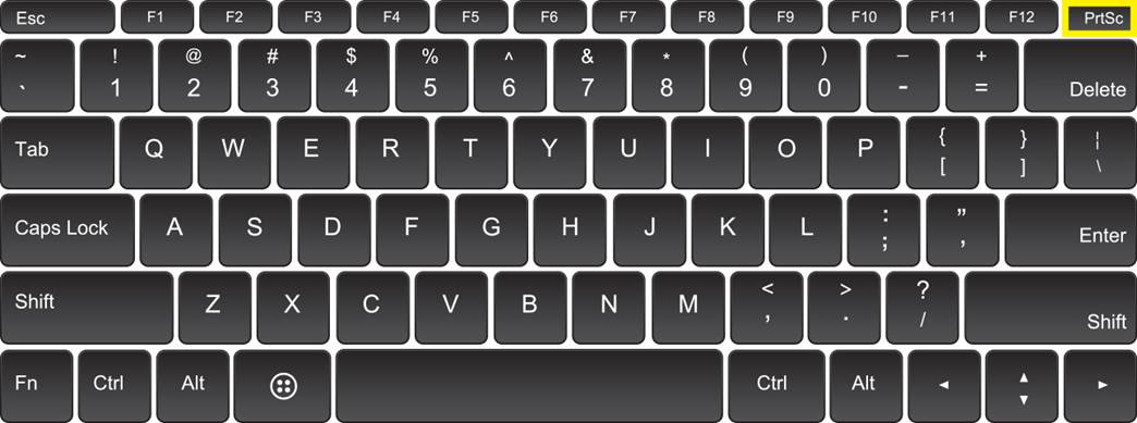 To take ascreenshot on a Windows-based PC, click the Print Screen ...